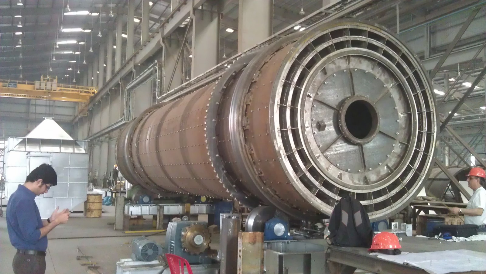 Supply and design of a rotary kiln - Sercem