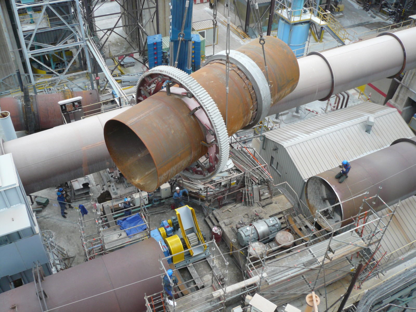 RÉNOVATION D'UN FOUR DE CALCINATION - Sercem